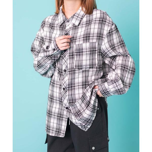 『タイムセール実施中』ZOZO問い合わせ番号:92564411ショップ:WEGO，ウィゴーブランド:WOND，ウォンド，WEGO，ウィゴー商品名:WOND/チェックビッグシャツカテゴリ:トップス>シャツ/ブラウスブランド品番:WD25...