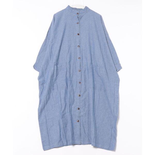 ZOZO問い合わせ番号:92564489ショップ:チャイハネ，チャイハネブランド:チャイハネ，チャイハネ商品名:【チャイハネ】プレカラバンドカラーシャツワンピースカテゴリ:ワンピース/ドレス>シャツワンピースブランド品番:NWW-51...