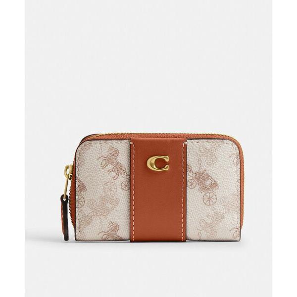 ZOZO問い合わせ番号:92595309ショップ:COACH，コーチブランド:COACH，コーチ商品名:エッセンシャル スモール ジップ アラウンド カード ケース・ホース アンド キャリッジ プリントカテゴリ:財布/小物>財布ブラン...