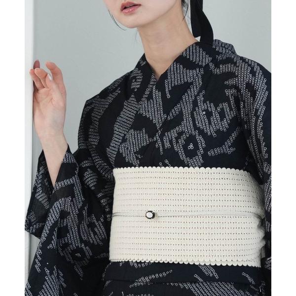 ZOZO問い合わせ番号:92596401ショップ:utatane，ウタタネブランド:utatane，ウタタネ商品名:帯単品 utatane 渦編み 半幅帯 日本製カテゴリ:水着/着物・浴衣>和装小物ブランド品番:5278614400素...