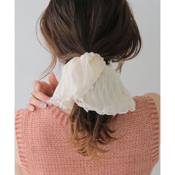 ZOZO問い合わせ番号:92596474ショップ:unit lab，ユニットラボブランド:CLEIO，クレイオ商品名:【CLEIO】シフォンシャーリングシュシュ CHIFFON RUCHED SCRUNCHIE/737-13670カテゴリ:...