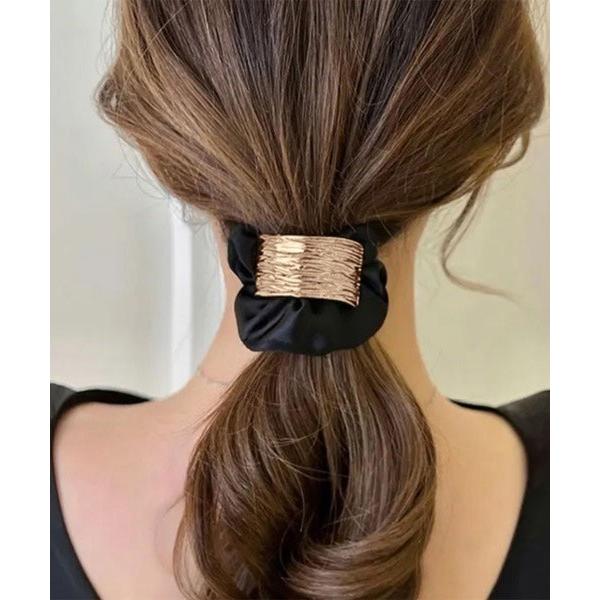 『タイムセール実施中』ZOZO問い合わせ番号:92597011ショップ:COLLARS，カラーズブランド:LUGG NAGG，ラグナグ商品名:【LUGG NAGG】プレート付きシュシュカテゴリ:ヘアアクセサリー>シュシュブランド品番:...