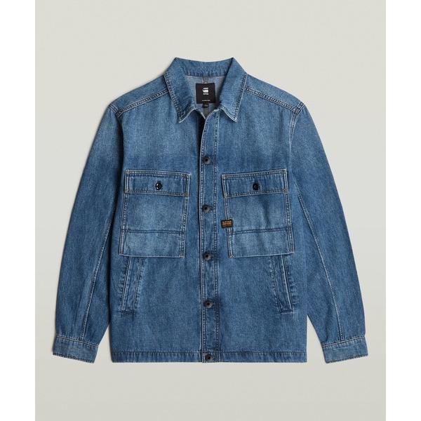 『タイムセール実施中』ZOZO問い合わせ番号:92597741ショップ:G-STAR RAW，ジースター・ロゥブランド:G-STAR，ジースター商品名:MOSA OVERSHIRT/デニムシャツジャケット/カバーオールカテゴリ:ジャケット/...
