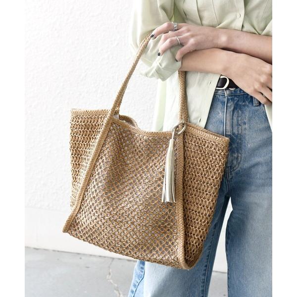 ZOZO問い合わせ番号:92598785ショップ:SHIPS for women，シップス フォー ウィメンブランド:SHIPS any，シップス エニィ，SHIPS，シップス商品名:SHIPS any: タッセル 透かし編み ペーパー ト...