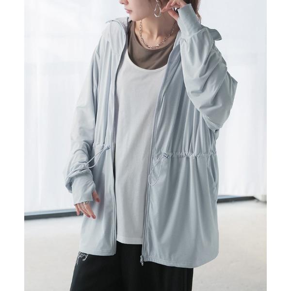 ZOZO問い合わせ番号:92599956ショップ:HUG.U，ハグユーブランド:HUG.U，ハグユー商品名:UVカット 完全防備パーカーカテゴリ:トップス>パーカーブランド品番:d984素材:ポリエステル90%， ポリウレタン10%原...