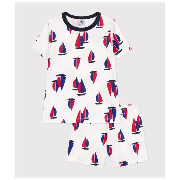 『セール実施中』ZOZO問い合わせ番号:92630535ショップ:PETIT BATEAU，プチバトーブランド:PETIT BATEAU，プチバトー商品名:半袖パジャマカテゴリ:ルームウェア>ルームウェア/パジャマブランド品番:A0D...