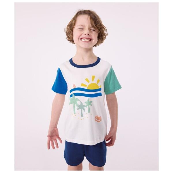 『セール実施中』ZOZO問い合わせ番号:92630583ショップ:PETIT BATEAU，プチバトーブランド:PETIT BATEAU，プチバトー商品名:半袖パジャマカテゴリ:ルームウェア>ルームウェア/パジャマブランド品番:A0D...