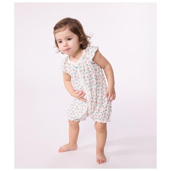 『セール実施中』※このアイテムは返品・交換対象外商品です。ZOZO問い合わせ番号:92630628ショップ:PETIT BATEAU，プチバトーブランド:PETIT BATEAU，プチバトー商品名:ショートロンパースカテゴリ:ママ＆ベビー&...