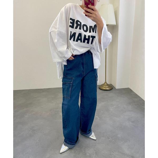 『タイムセール実施中』ZOZO問い合わせ番号:92631465ショップ:reca，レカブランド:hyu，il，ヒュイル商品名:カーゴデニムパンツカテゴリ:パンツ>デニムパンツブランド品番:y2717-h素材:コットン100%カラー:ホ...