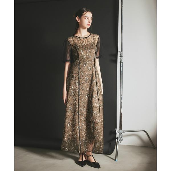 ZOZO問い合わせ番号:92631611ショップ:darial，ダリアルブランド:darial，ダリアル商品名:【darial】puff sleeve lace dress パフスリーブ レースドレス お呼ばれ 結婚式 二次会 成人式 同窓...