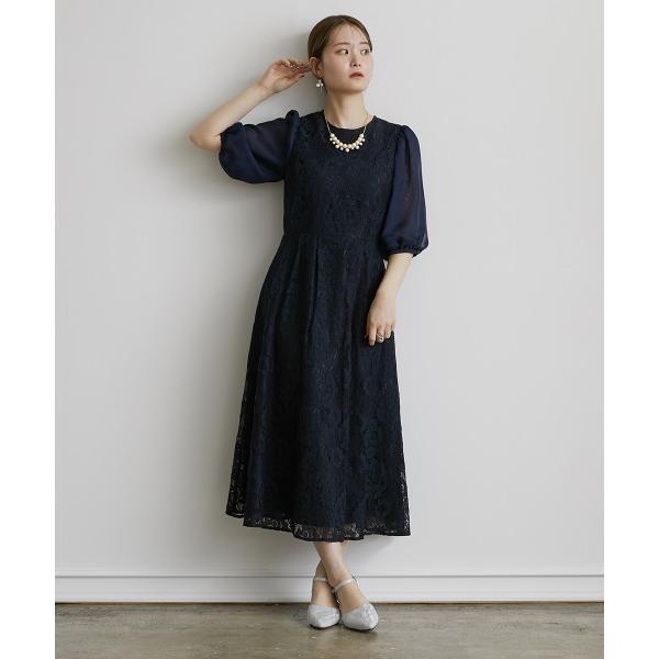 『タイムセール実施中』ZOZO問い合わせ番号:92632475ショップ:nissen，ニッセンブランド:Jolie et Jolie，ジョリーエジョリー商品名:レースデザインワンピースドレスカテゴリ:ワンピース/ドレス>ドレスブランド...