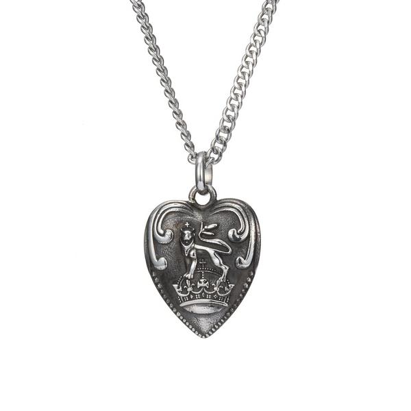 ZOZO問い合わせ番号:92632490ショップ:LION HEART，ライオンハートブランド:LION HEART，ライオンハート商品名:【限定展開】“LH-1”パフィーハートネックレス/サージカルステンレス（金属アレルギー対応）【LIO...