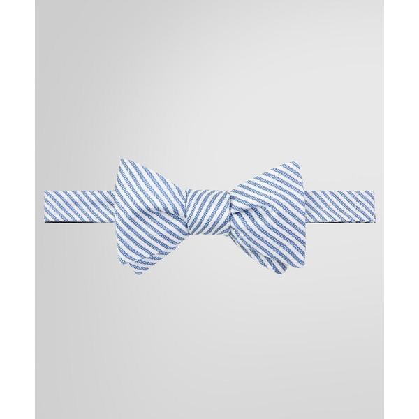 『セール実施中』ZOZO問い合わせ番号:92633365ショップ:BROOKS BROTHERS，ブルックス ブラザーズブランド:BROOKS BROTHERS，ブルックスブラザーズ商品名:シルク シアサッカー ストライプ ボウタイカテゴリ...