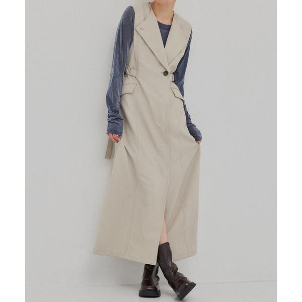 『タイムセール実施中』ZOZO問い合わせ番号:92665652ショップ:PUBLIC TOKYO，パブリック トウキョウブランド:PUBLIC TOKYO，パブリックトウキョウ商品名:ベルテッドジレワンピカテゴリ:ワンピース/ドレス>...