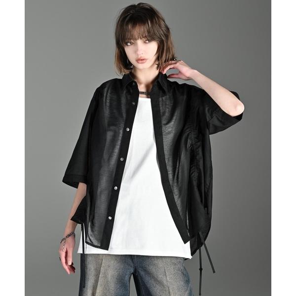 ZOZO問い合わせ番号:92665729ショップ:ADRER，アドラーブランド:ADRER，アドラー商品名:loose silhouette lace/sheer shirt / ルーズシルエットレース/シアーシャツカテゴリ:トップス&gt...