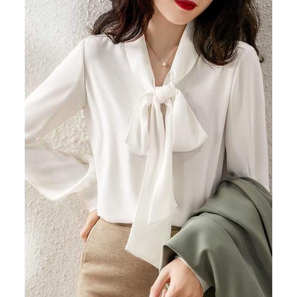 『セール実施中』ZOZO問い合わせ番号:92666520ショップ:FRP，エフアールピーブランド:BLANC FICELLE，ブランフィセル商品名:リボンシャツカテゴリ:トップス>シャツ/ブラウスブランド品番:NFSS-0009素材:...