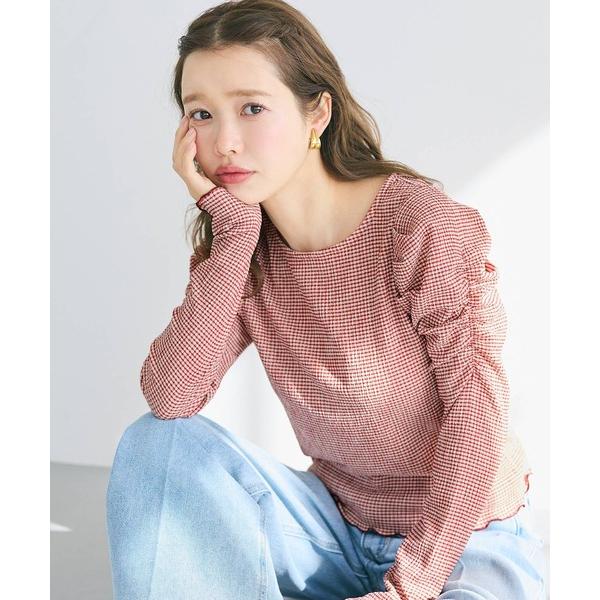 ZOZO問い合わせ番号:92666894ショップ:coca，コカブランド:coca（coca），コカ商品名:クレープシャーリングパフスリーブトップスカテゴリ:トップス>Tシャツ/カットソーブランド品番:36-240726002-09素...