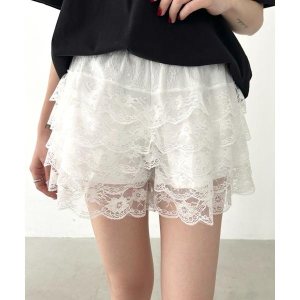 『タイムセール実施中』ZOZO問い合わせ番号:92667982ショップ:Outfitter lab，アウトフィッターラボブランド:Bamm，バム，Outfitter lab，アウトフィッターラボ商品名:レースショートパンツカテゴリ:パンツ&...