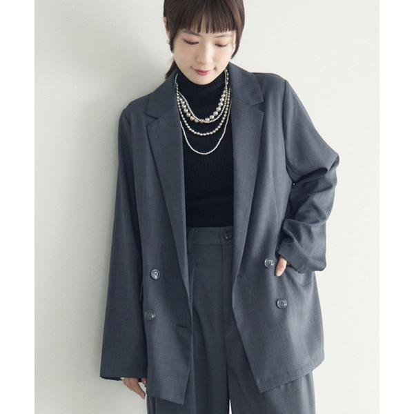 『タイムセール実施中』ZOZO問い合わせ番号:92668446ショップ:RETRO GIRL，レトロガールブランド:RETRO GIRL，レトロガール商品名:【WEB限定】ダブルテーラードカテゴリ:ジャケット/アウター>テーラードジャ...