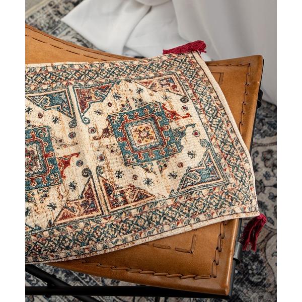 ZOZO問い合わせ番号:92668789ショップ:Million Carats，ミリオンカラッツブランド:MILLION CARATS，ミリオンカラッツ商品名:オリエンタルなラグデザインを施したアンティーク調の風合いが魅力のデジタルプリント...