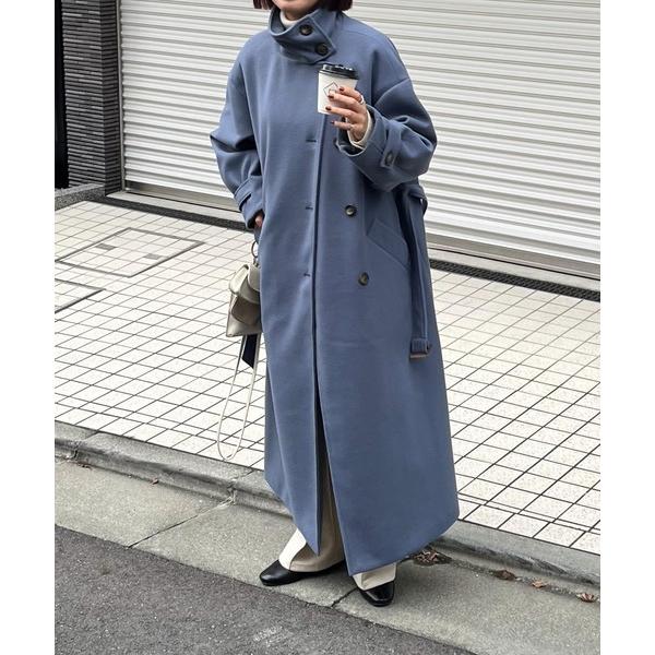 『セール実施中』参考価格：9，350円発売時期：2022年10月コンディション：C（やや使用感あり）使用感があり、やや気になる傷や汚れがあるアイテム首周り・袖口：汚れ、毛玉付属品：ベルト参考商品名：ニットモッサスタンドカラーロングコート参考...