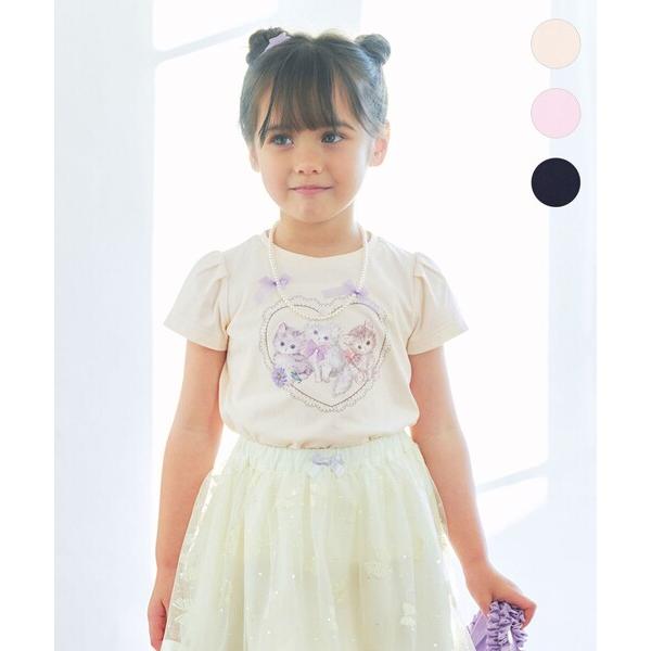 『セール実施中』ZOZO問い合わせ番号:92700084ショップ:ANY，エニィブランド:ANY，エニィ商品名:ネックレス付き ネコTシャツカテゴリ:トップス>Tシャツ/カットソーブランド品番:KKFKGM0420素材:エクリュ/ピン...