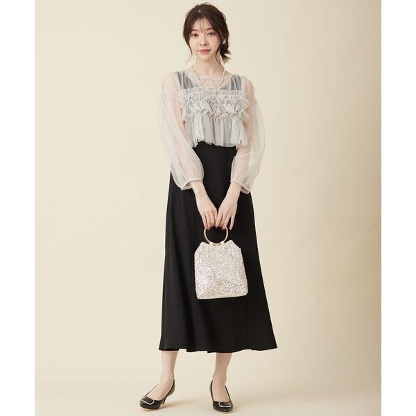 ZOZO問い合わせ番号:92700140ショップ:any SiS，エニィ スィスブランド:any SiS，エニィスィス商品名:【Lily Calin】チュールフリルトップス×ドレスセットカテゴリ:ワンピース/ドレス>ドレスブランド品番...