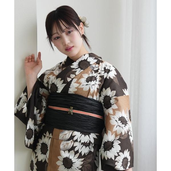 ZOZO問い合わせ番号:92731582ショップ:utatane，ウタタネブランド:utatane，ウタタネ商品名:ひとりで着れる！かんたん二部式浴衣セット ニコアンティーク 国内染色カテゴリ:水着/着物・浴衣>浴衣ブランド品番:64...