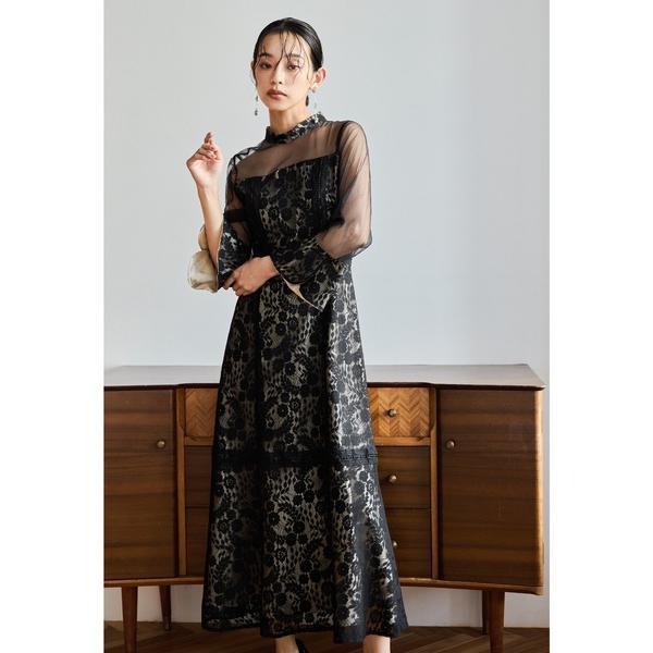 『タイムセール実施中』ZOZO問い合わせ番号:92731635ショップ:bflat，ビーフラットブランド:niana，ニアナ商品名:フラワーレースチュール切替フレアドレス パーティードレス オケージョンドレス 結婚式 二次会 同窓会 成人式...