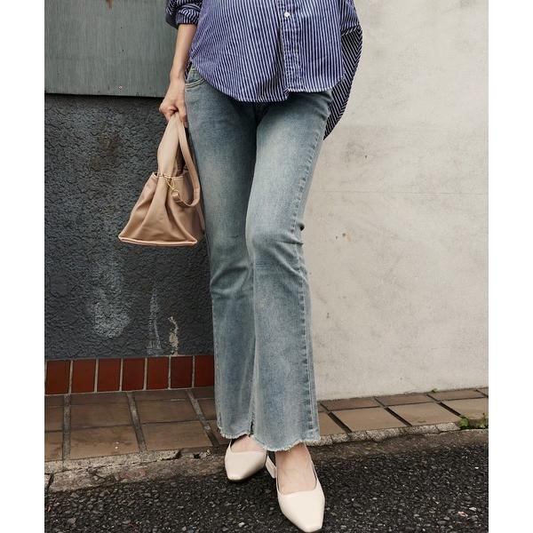 『タイムセール実施中』ZOZO問い合わせ番号:92731727ショップ:hype2k，ハイプツーケーブランド:Mela，メラ商品名:【マタニティ】オールシーズン着回しOK！美脚フレアデニムカテゴリ:パンツ>デニムパンツブランド品番:M...