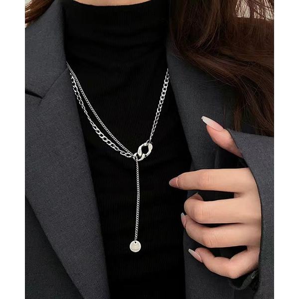 『セール実施中』ZOZO問い合わせ番号:92732450ショップ:perky room，パーキールームブランド:DiamondHearts，ダイヤモンドハーツ，perky room，パーキールーム商品名:Y字ロングチェーンネックレスカテゴリ...