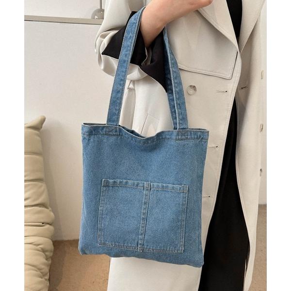 ZOZO問い合わせ番号:92733432ショップ:VIBGYOR，ヴィブジョーブランド:VIBGYOR，ヴィブジョー商品名:urbanfemine./A4サイズ収納 デニムトートバッグ U7429カテゴリ:バッグ>トートバッグブランド...