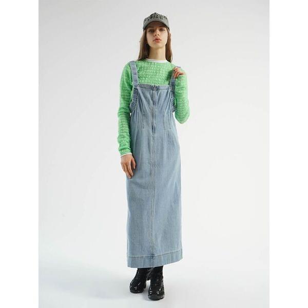 『セール実施中』ZOZO問い合わせ番号:92764466ショップ:FIKA./:ETHR OF/YORT，フィーカ/イーサオブ/ヨートブランド::ETHROF，イーサオブ商品名:FRONT ZIP DENIM JUMPER SKIRTカテゴ...