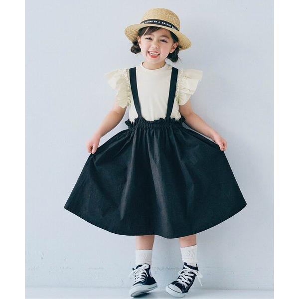 『セール実施中』ZOZO問い合わせ番号:92764595ショップ:F.O.Online Store，エフオーオンラインストアブランド:p.premier，ピードットプルミエ商品名:【2WAY/ジュニア対応】サスペンダースカート＆フリル袖トッ...