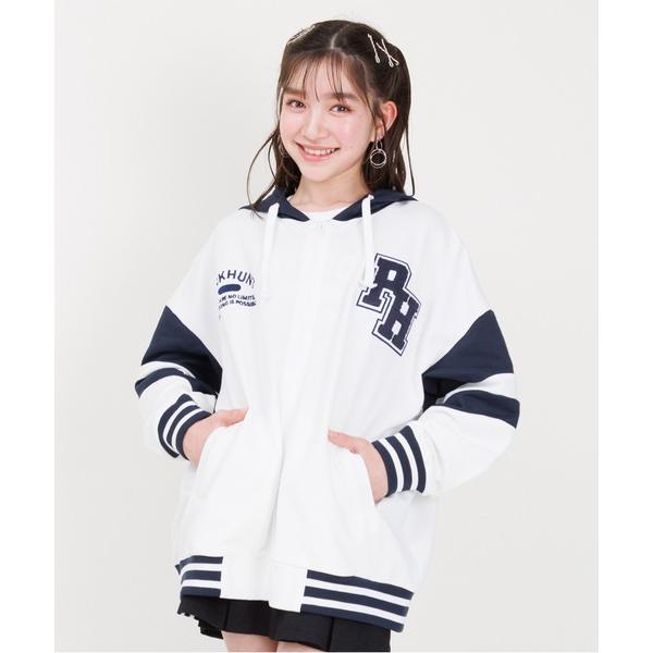 『タイムセール実施中』ZOZO問い合わせ番号:92765746ショップ:BABYDOLL，ベビードールブランド:PINKHUNT，ピンクハント商品名:PINKHUNT ピンクハント スタジャン風ジップパーカー 0666Kカテゴリ:トップス&...