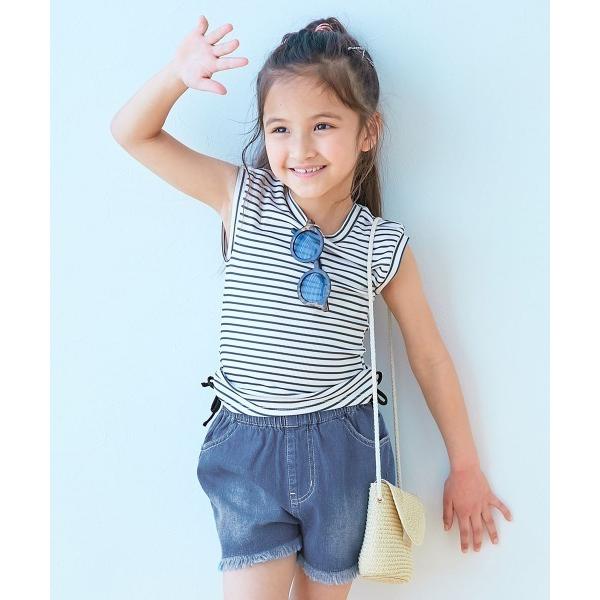 『タイムセール実施中』※このアイテムは返品・交換対象外商品です。ZOZO問い合わせ番号:92766685ショップ:devirock，デビロックブランド:devirock，デビロック商品名:UVカット 服っぽく着られる ボーダーT＆デニムパン...