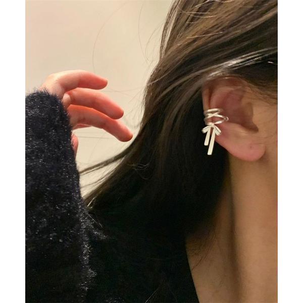 『タイムセール実施中』ZOZO問い合わせ番号:92768237ショップ:Newport，ニューポートブランド:yu-ka，ユーカ，Newport，ニューポート商品名:YU-KA:リボンフリンジイヤーカフ ribbon fringe ear ...