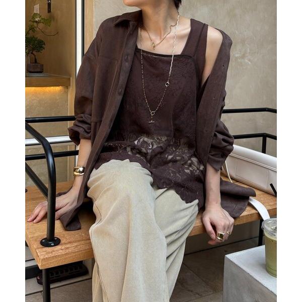 ZOZO問い合わせ番号:92768708ショップ:DouDou，ドゥドゥブランド:DouDou，ドゥドゥ商品名:【新色追加】スカラレースキャミカテゴリ:トップス>シャツ/ブラウスブランド品番:DDZ1051304A0010素材:【本体...