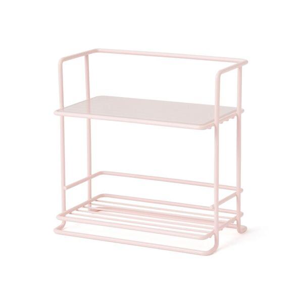 ZOZO問い合わせ番号:92768993ショップ:Francfranc，フランフランブランド:Francfranc，フランフラン商品名:ワイヤーキッチンラック ガラス天板付 S ピンクカテゴリ:食器/キッチン>キッチンツールブランド品...