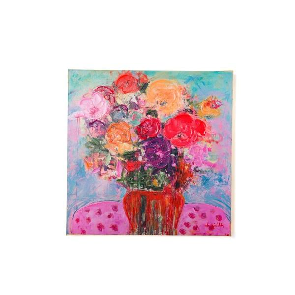 ZOZO問い合わせ番号:92769003ショップ:Francfranc，フランフランブランド:Francfranc，フランフラン商品名:ペインティング アートボード フラワー Mカテゴリ:インテリア>ポスター/アートブランド品番:11...