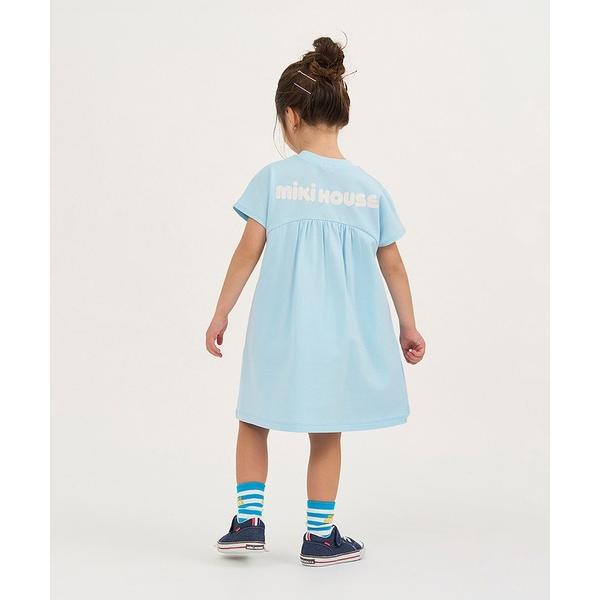 ZOZO問い合わせ番号:92770461ショップ:MIKI HOUSE，ミキハウスブランド:MIKI HOUSE，ミキハウス商品名:【WEB限定】バックロゴ半袖ワンピースカテゴリ:ワンピース/ドレス>ワンピースブランド品番:10-19...