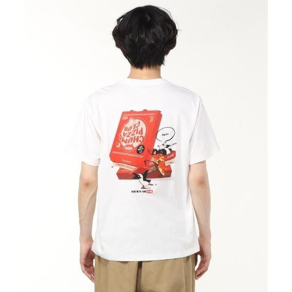 『セール実施中』ZOZO問い合わせ番号:92770601ショップ:ムラサキスポーツ，ムラサキスポーツブランド:CHUMS，チャムス，ムラサキスポーツ，ムラサキスポーツ商品名:CHUMS/チャムス チャムス ピザボックス Tシャツ CH11-...