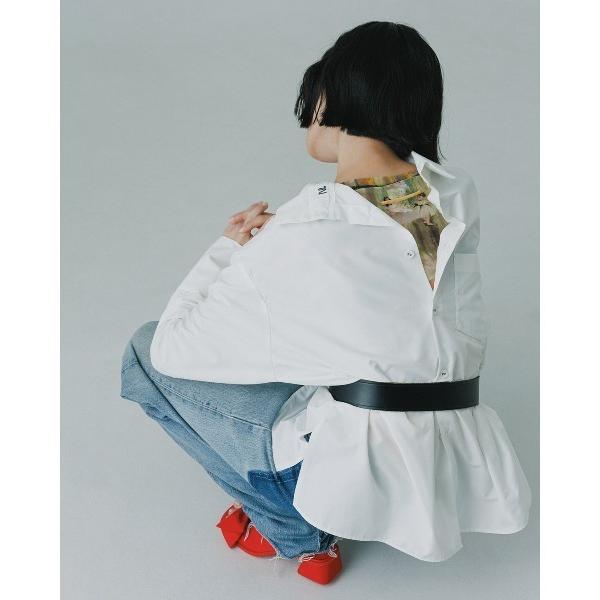 『セール実施中』ZOZO問い合わせ番号:92772067ショップ:ADAM ET ROPE'，アダムエロペブランド:M TO R，ムウトアール商品名:STANDCOLLAR TROMPE SHIRTSカテゴリ:トップス>シャツ/ブラウ...