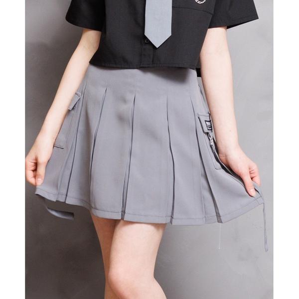 『タイムセール実施中』ZOZO問い合わせ番号:92772284ショップ:BABYDOLL，ベビードールブランド:PINKHUNT，ピンクハント商品名:PINKHUNT ピンクハント カーゴポケット プリーツ スカート 0630Kカテゴリ:ス...