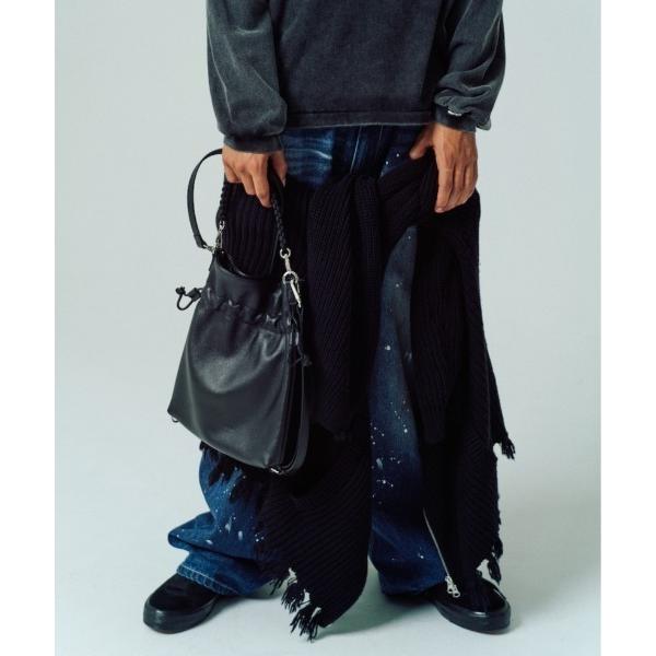 ZOZO問い合わせ番号:92774060ショップ:MASSIVE STORE，マッシブストアブランド:ADAM PATEK，アダムパテック商品名:【ADAMPATEK/アダムパテック】new shrink leather drawstrin...