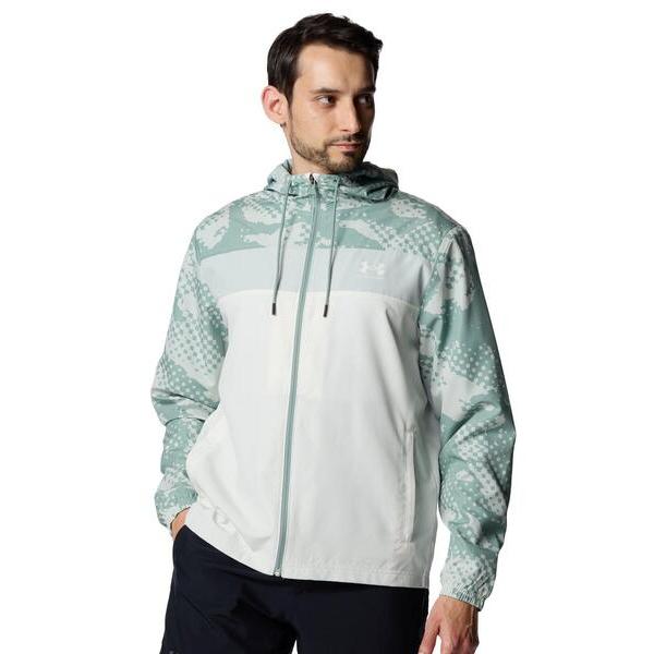 『タイムセール実施中』ZOZO問い合わせ番号:92804422ショップ:UNDER ARMOUR，アンダーアーマーブランド:UNDER ARMOUR，アンダーアーマー商品名:UAスポーツスタイル ウインドブレーカー プリント ジャケット（ラ...