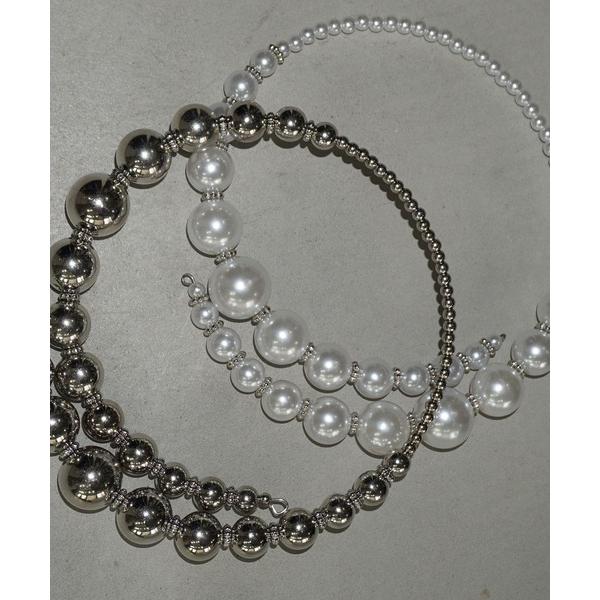 ZOZO問い合わせ番号:92805616ショップ:chuclla，チュクラブランド:chuclla，チュクラ商品名:グラジュエイテッド ボールチョーカー cha25s021カテゴリ:アクセサリー>ネックレスブランド品番:cha25s0...