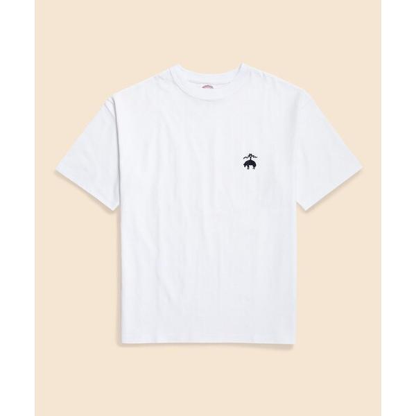 ZOZO問い合わせ番号:92806627ショップ:BROOKS BROTHERS，ブルックス ブラザーズブランド:BROOKS BROTHERS，ブルックスブラザーズ商品名:◆オンラインストア限定◆USAコットンジャージー　ビッグGFロゴ　...