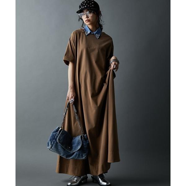 『タイムセール実施中』ZOZO問い合わせ番号:92807539ショップ:SMILE LAND，スマイルランドブランド:GEVS.，ジェイヴィス，SMILE LAND，スマイルランド商品名:接触冷感ピグメント染カットソーマキシワンピース＜大き...