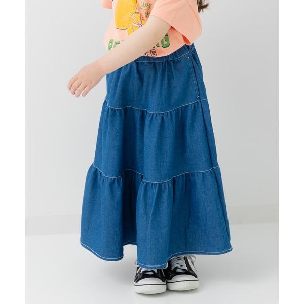 『セール実施中』ZOZO問い合わせ番号:92808350ショップ:JAM ＆ LINK，ジャムアンドリンクブランド:chil2，チルツー商品名:ダンガリーティアードロングスカートカテゴリ:スカート>デニムスカートブランド品番:1445...